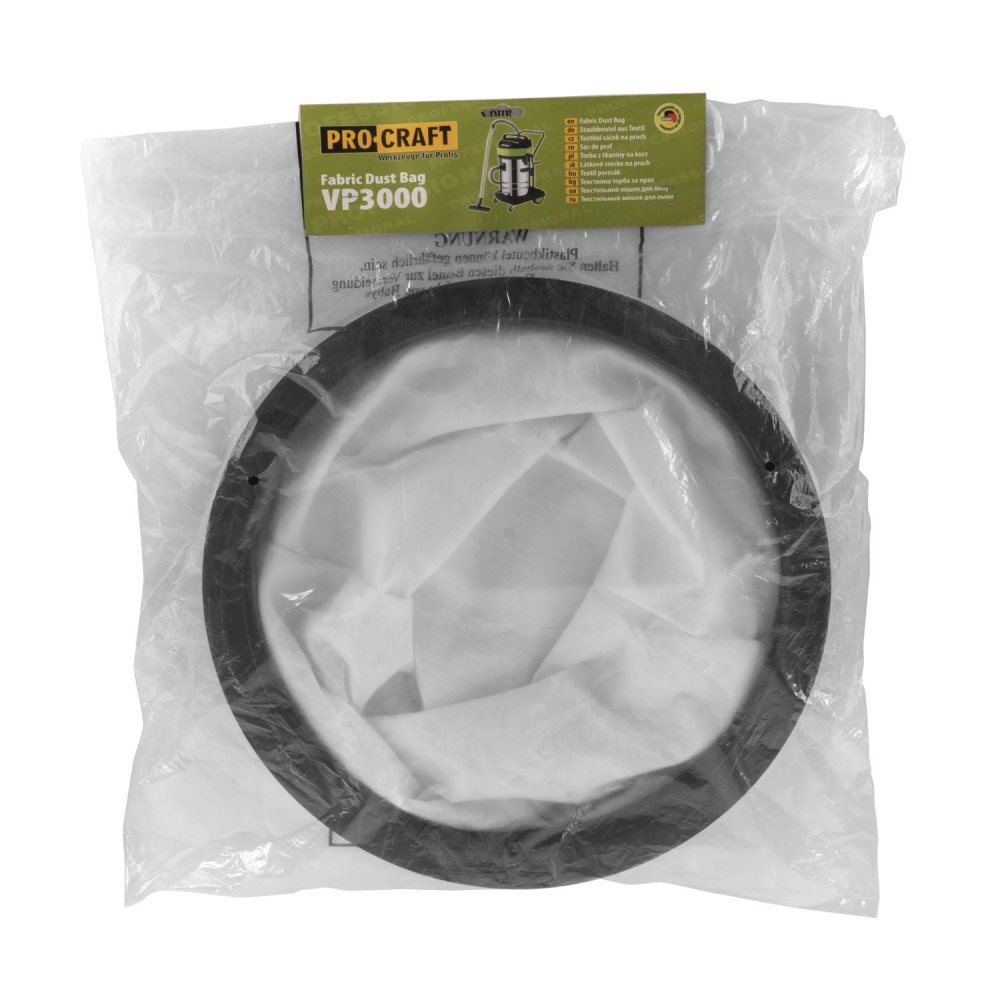 Procraft SVP3000 textilní sáček pro průmyslový vysavač Procraft VP3000 ...